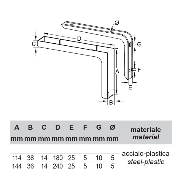 Nosac police leonardo 18-svetlo braon